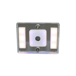 Almond motorhome and caravan wall light with dimmer function