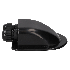 Roof cable entry black for cables solar panels