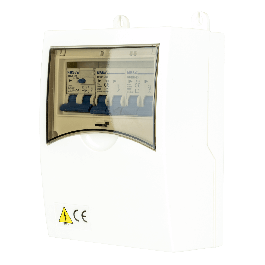 Fusebox 6 way consumer unit with 2 pole circuit breaker B10A and B16A ...