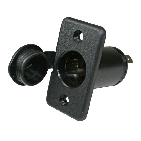 12V socket recessed mount