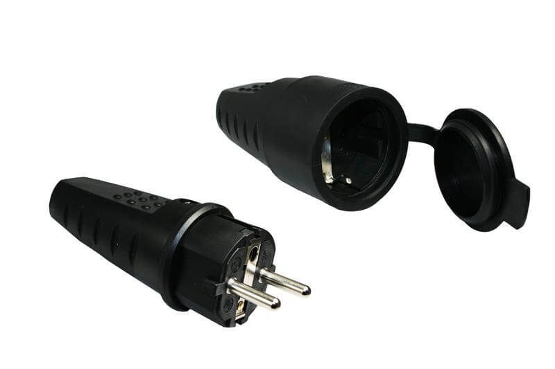 2 pin Schuko plug