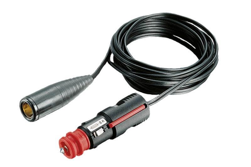 12 Volt adapter cable UNI cigarette lighter and Bosch plug to Bosch socket