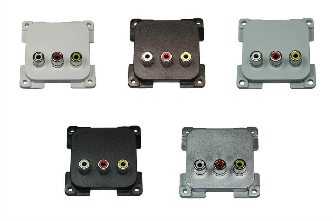 C-Line audio and video buildin socket