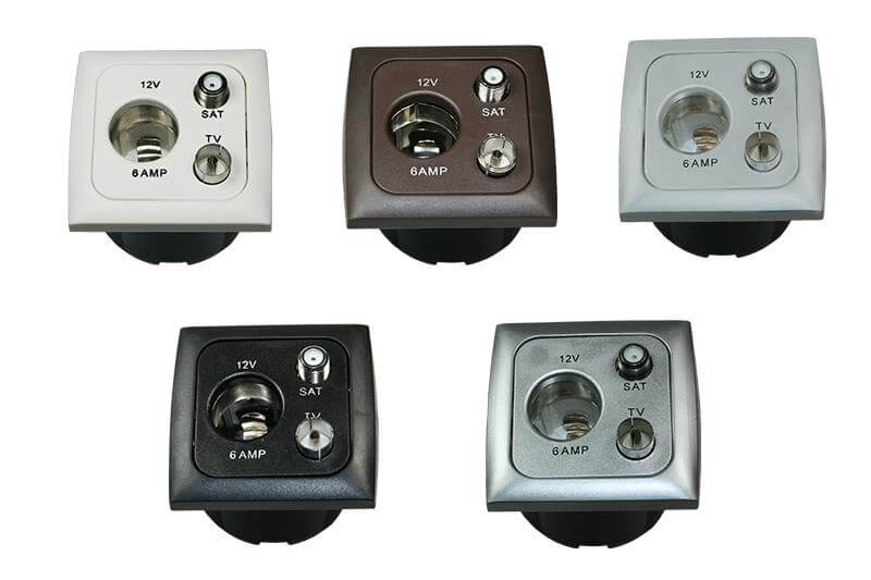 C-Line 12 Volt power socket with antenna and satellite with Opal ...