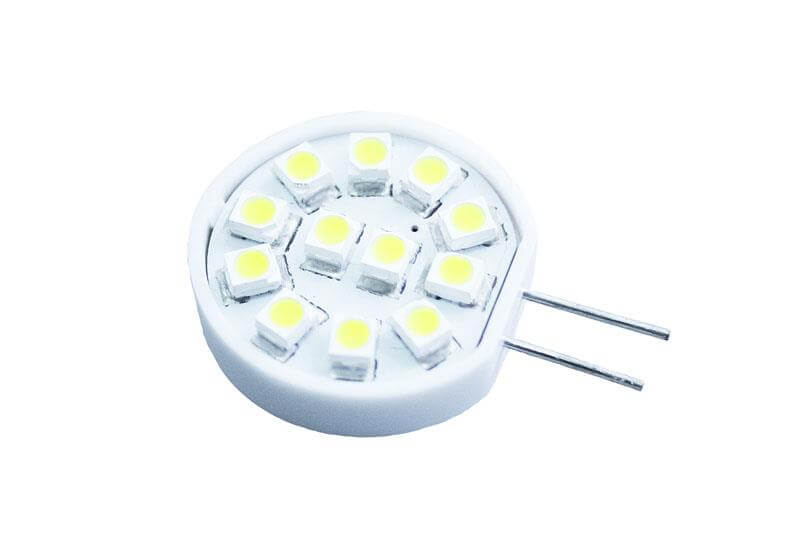 Flat LED pin bulb 12V G4 - 150 lumen - without sales packaging